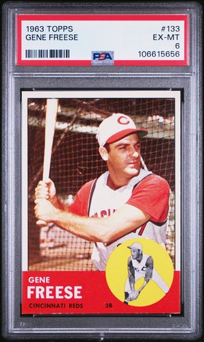 1963 TOPPS #133 GENE FREESE PSA 6 | eBay