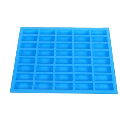 2pcs Silicone Rectangle Candy Mold 40 Grid Tray For Chocolate Cake ...