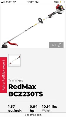 Redmax BCZ230TS Commercial String Trimmer (AUTH Redmax Dealer) | eBay