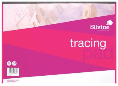 A3 Tracing Paper Pad - 40 Sheets - SILVINE | eBay UK
