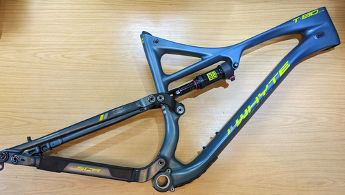 Whyte T130 C R Full Suspension Carbon Mountain Bike Frame & Shock Thru ...