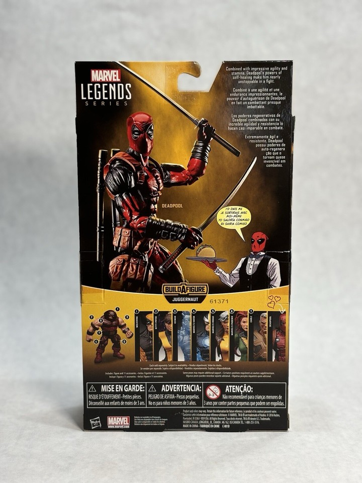 Marvel Legends Deadpool - From Juggernaut Build A Figure Wave | eBay