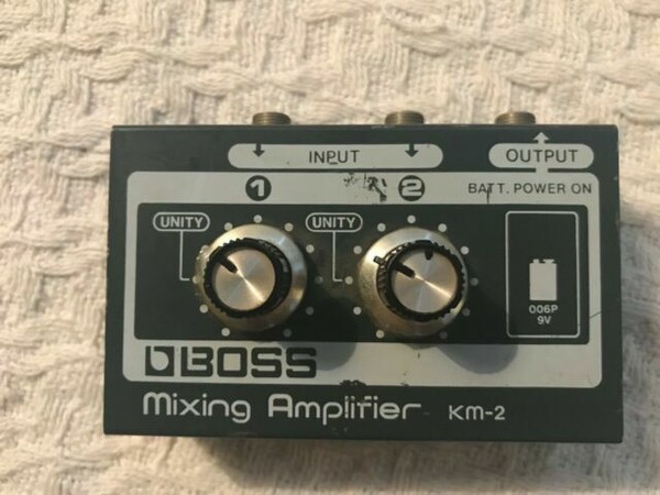 RARE Roland Boss Km-04 4 Channel Line Micro Mixer - Made in Japan for ...