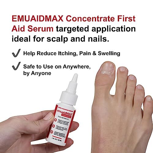 EMUAIDMAX Concentrate First Aid Serum 1oz for Psoriasis Eczema Nail ...