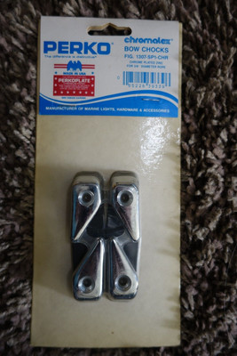 Perko 1307-SP1-CHR Bow Chocks for 3/8" Rope | eBay