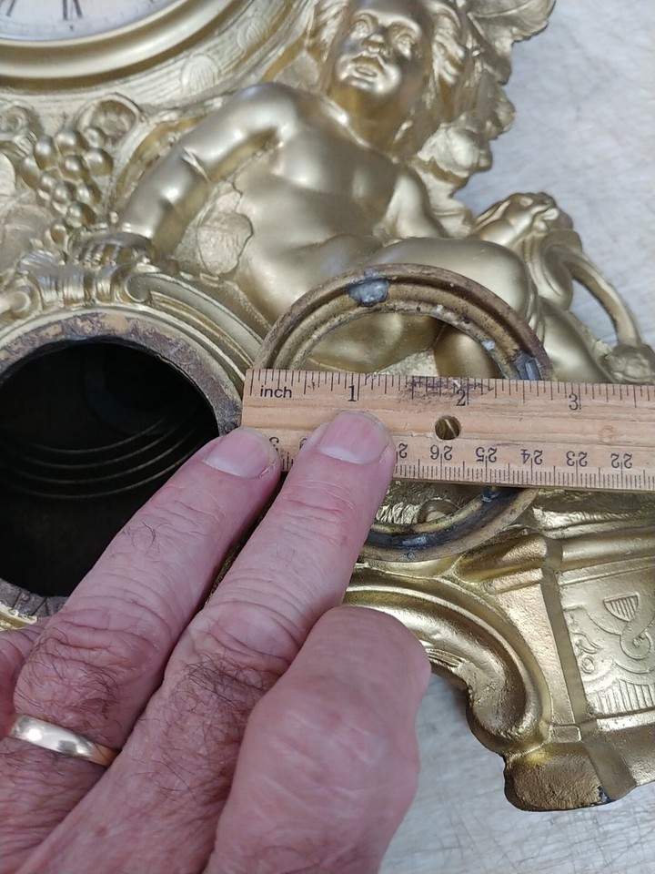 ANTIQUE N. MULLER IRON FRONT CLOCK NO. 49 KROEBER MOVEMENT | eBay