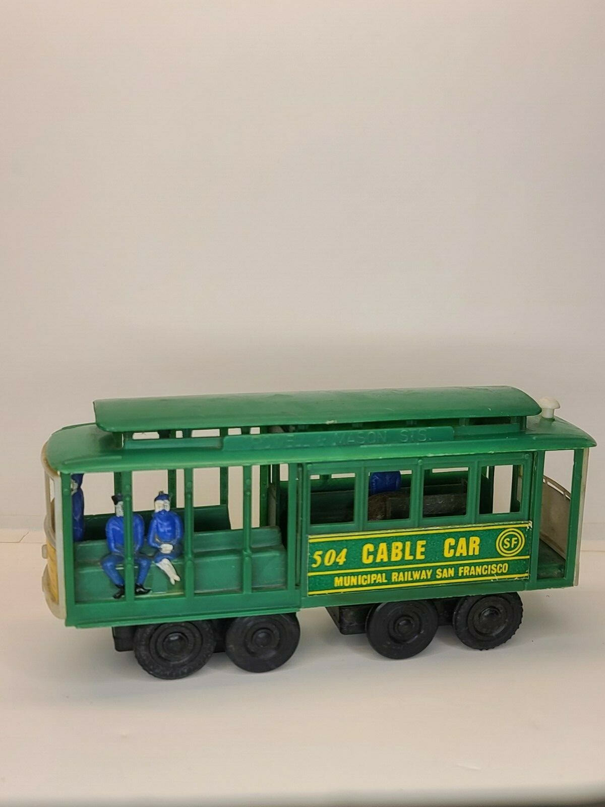Vintage San Francisco 504 Cable Car Toy green Trolley | eBay