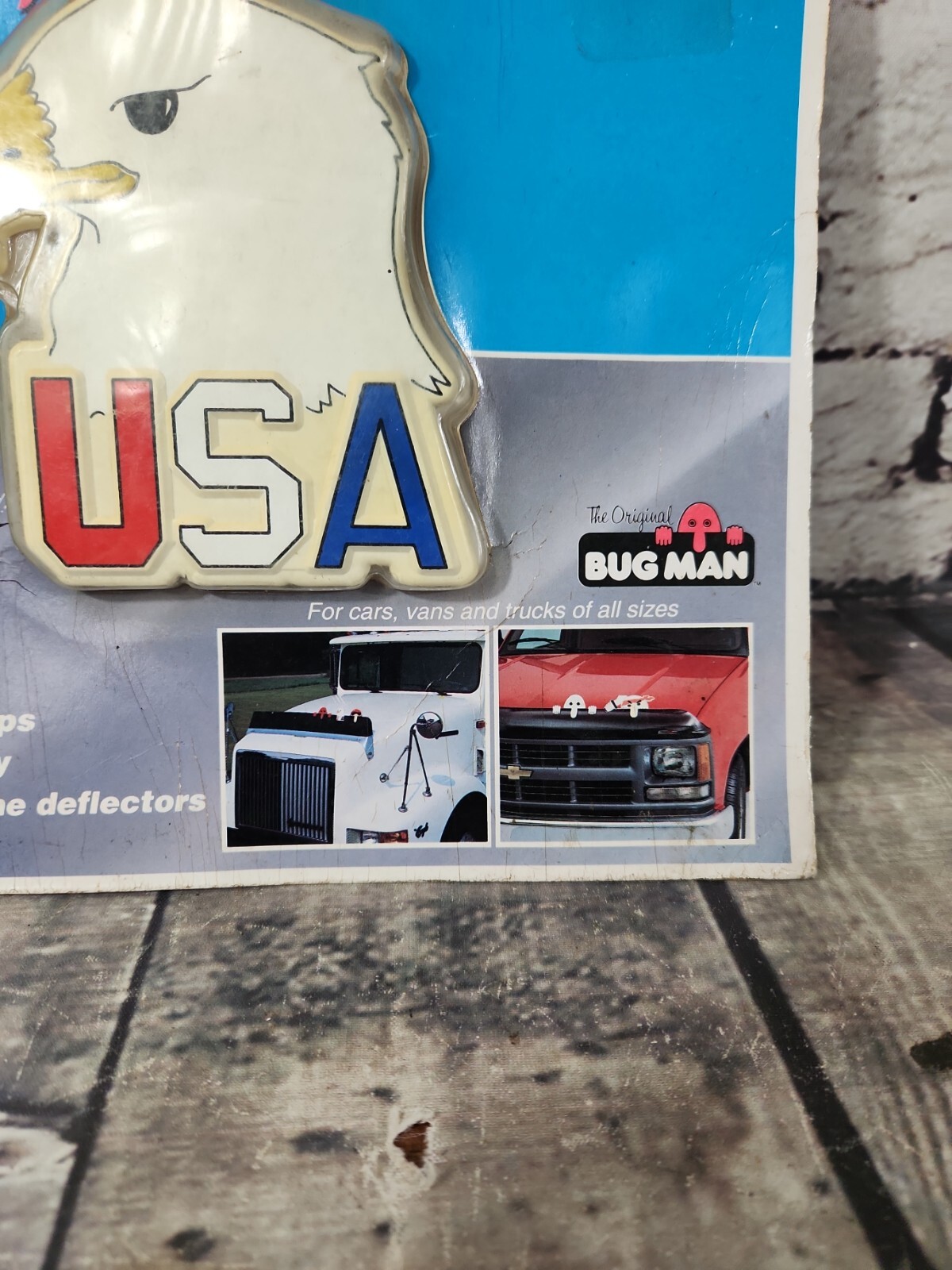 NOS Kenco Bugman Eagle USA Deflecta-Shield Bug Hood Shields Ford Chevy ...