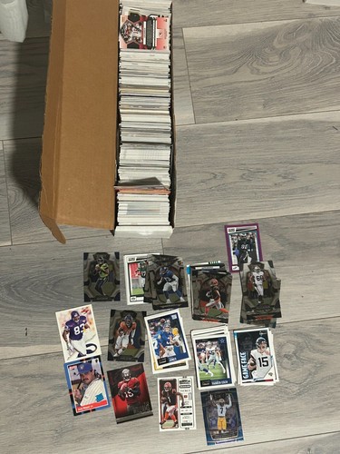 🏈 4 lb NFL Football Card Lot – Rookies, Inserts, Parallels – Unsorted 🔥 ...