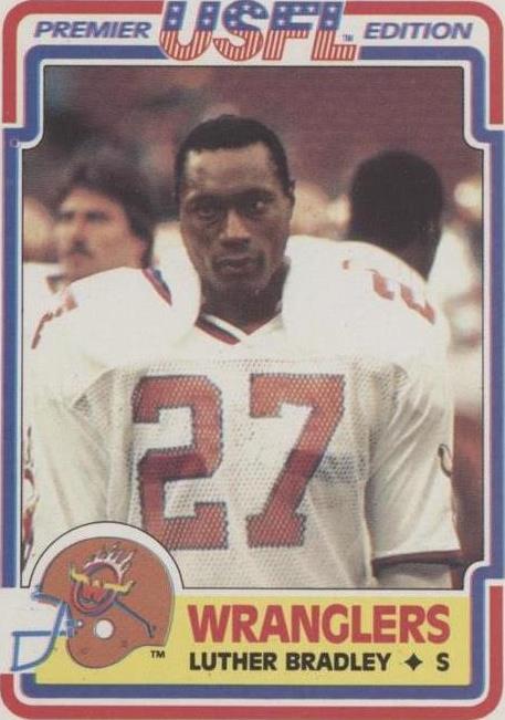 1984 Topps USFL Luther Bradley #1 for sale | eBay