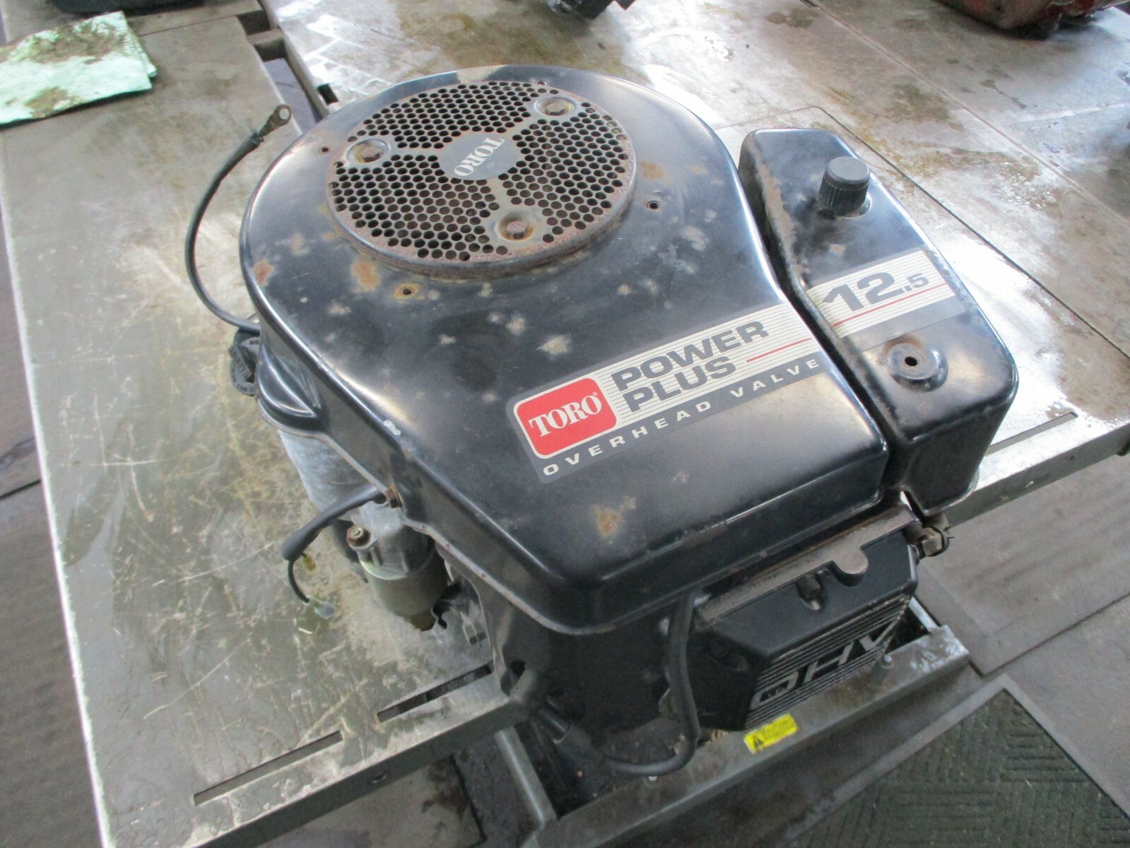 TORO WHEEL HORSE POWER PLUS 212-5 12.5HP GOOD RUNNING ENGINE MOTOR E125 ...