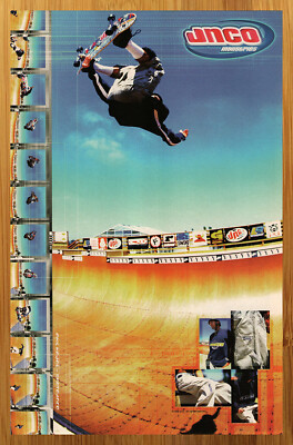 1998 JNCO Clothing Vintage Print Ad/Poster Phil Hajal Skateboarding 90s ...