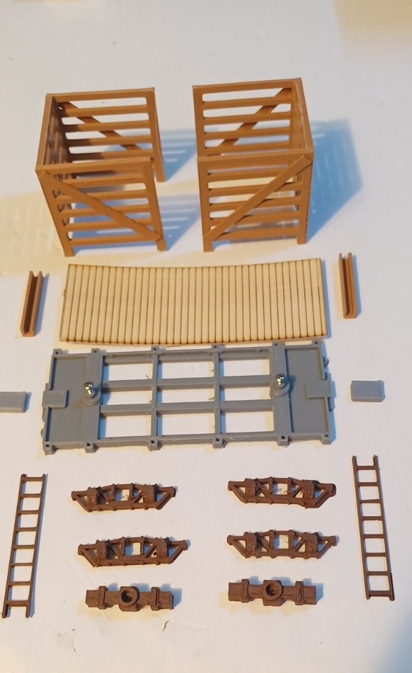 NEW On30 Scale 18ft. Pulp car kit.(Your wheels/couplers).3D Print Laser ...