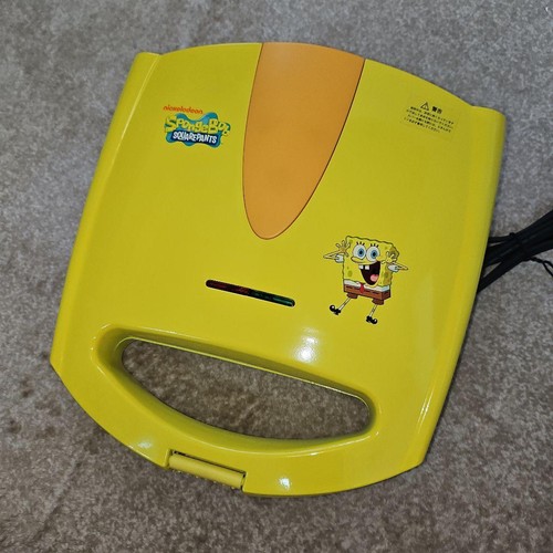 Rare New SpongeBob SquarePants Waffle Maker Cute Character Nonstick ...