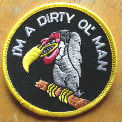 DIRTY OLD MAN! Patch Chopper Panhead Vintage Motorcycle Vest Jacket ...