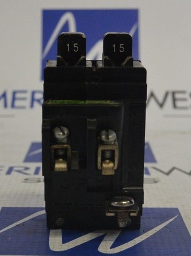 ITE PUSHMATIC P1515 TANDEM/ TWIN 15 AMP CIRCUIT BREAKER 15/15 - USED | eBay