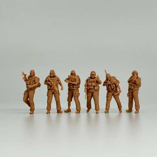 1/72Scale Resin Model US mercenary soldier tabletop Military Unpainted ...