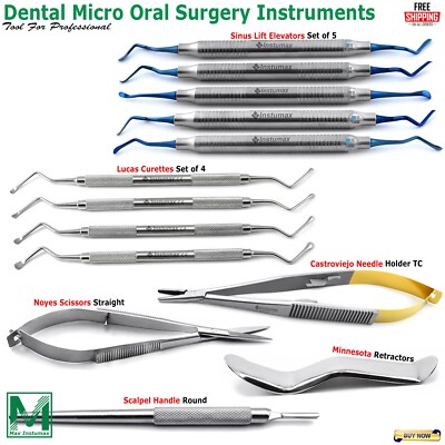Dental Micro Oral Surgery Instruments Kit For Dental Surgical Surgery ...
