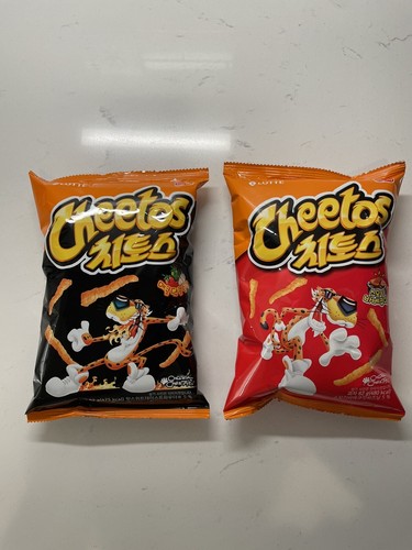 Korean Cheetos Spicy and Sweet 82g + Smoky Barbecue 82g | eBay