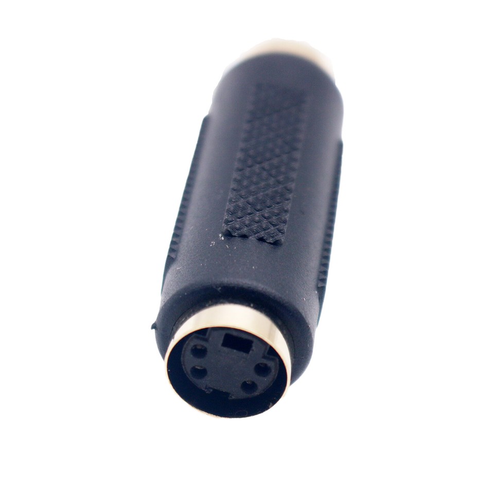 100pcs S-VHS S-Video Mini DIN 4-Pin Female Coupler Video Audio Adapter ...