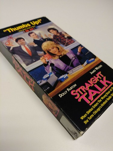 Straight Talk (VHS 1992) Dolly Parton, James Woods, Griffin Dunne ...