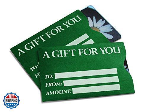 Gift Card Sleeve - Green Basic (100 Pack) | eBay