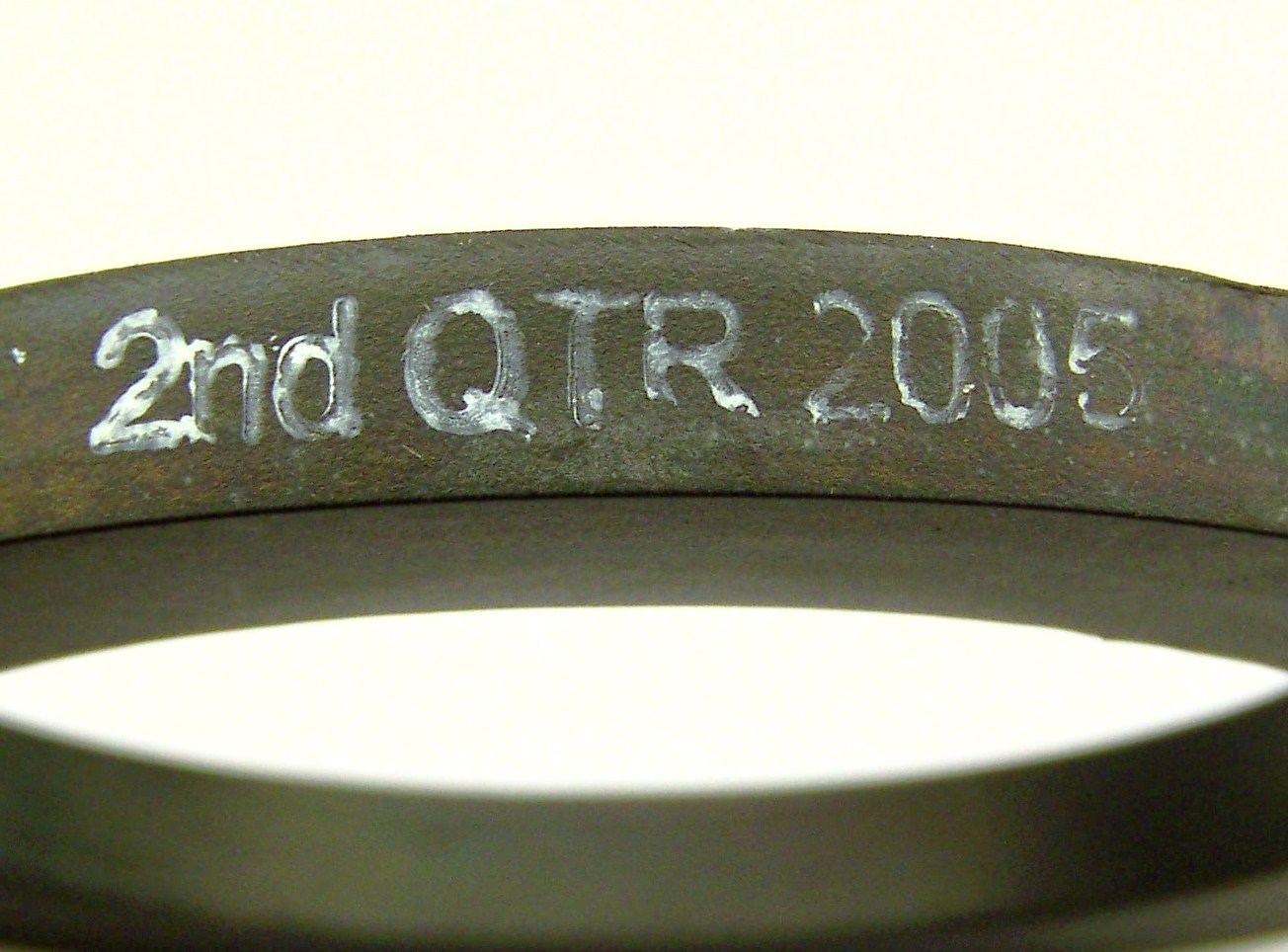 GRISWOLD V1713C VALVE DISC SEAL RING HARD RUBBER 2.2525" ID 3.6250" OD ...