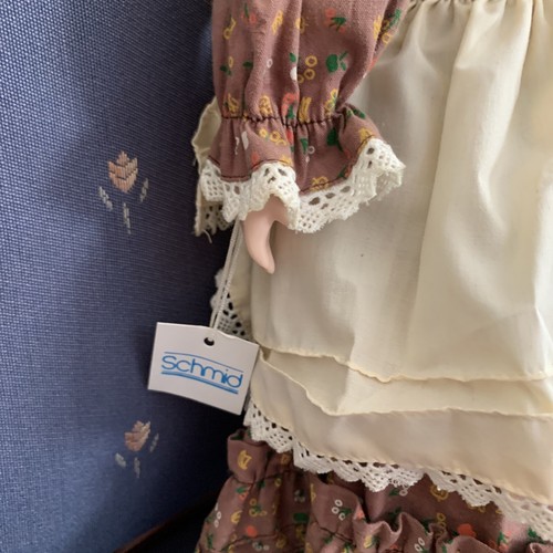 Vintage Schmid Musical Collectible #56006 Porcelain Doll 18" with ...