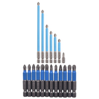 Portable PZ1 PZ2 PZ3 Screwdriver Bit Set Magnetic Cross Anti Slip ...
