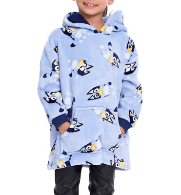 Disney Bluey Oversized Pajama Hoodie Boy Girl Toddler 2T 3T 4T 5T 5 ...