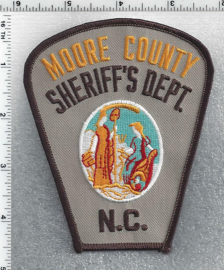 Moore County Sheriff's Dept. (North Carolina) 3rd Issue Shoulder Patch ...