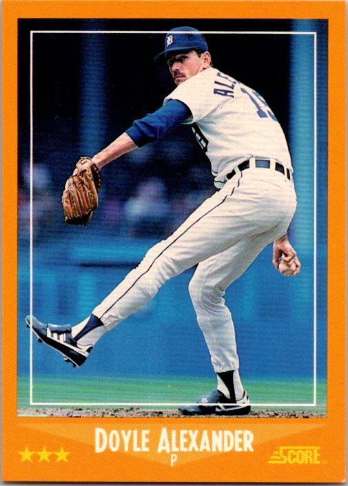 1988 Score Baseball #610 Doyle Alexander | eBay