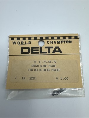 Vintage Delta Super Phaser RC Servo Clamp Plate 2229 11343 | eBay
