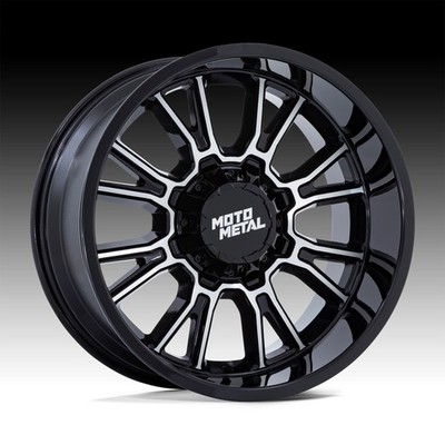 Moto Metal MO810 Legacy Gloss Black Machined 17x9 5x5 / 5x5.5 1mm | eBay