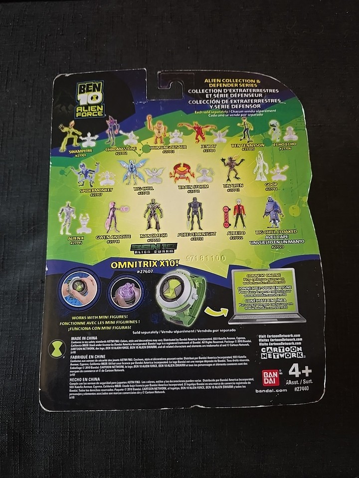New BEN 10 ALIEN FORCE BIG CHILL CLOAKED Rare Action Figure Cartoon ...