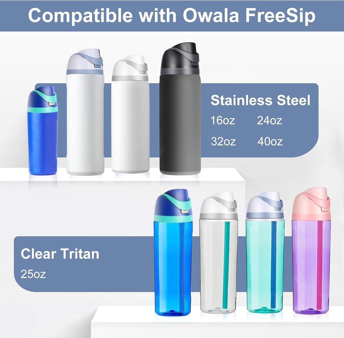 Owala 40 Oz Moukiween Replacement Cap For Owala Freesip Bottle, One ...