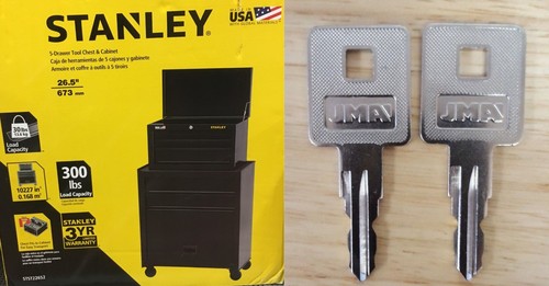 8001-8225 2-NEW KEYS STANLEY TOOL BOX CODE 8001-8223 toolbox key ...