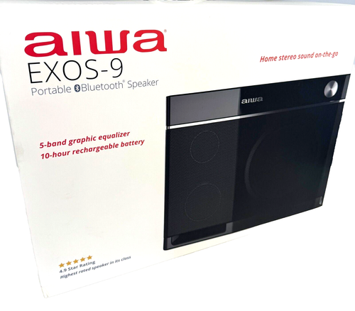 AIWA EXOS-9 Portable Bluetooth Speaker - Brand New | eBay