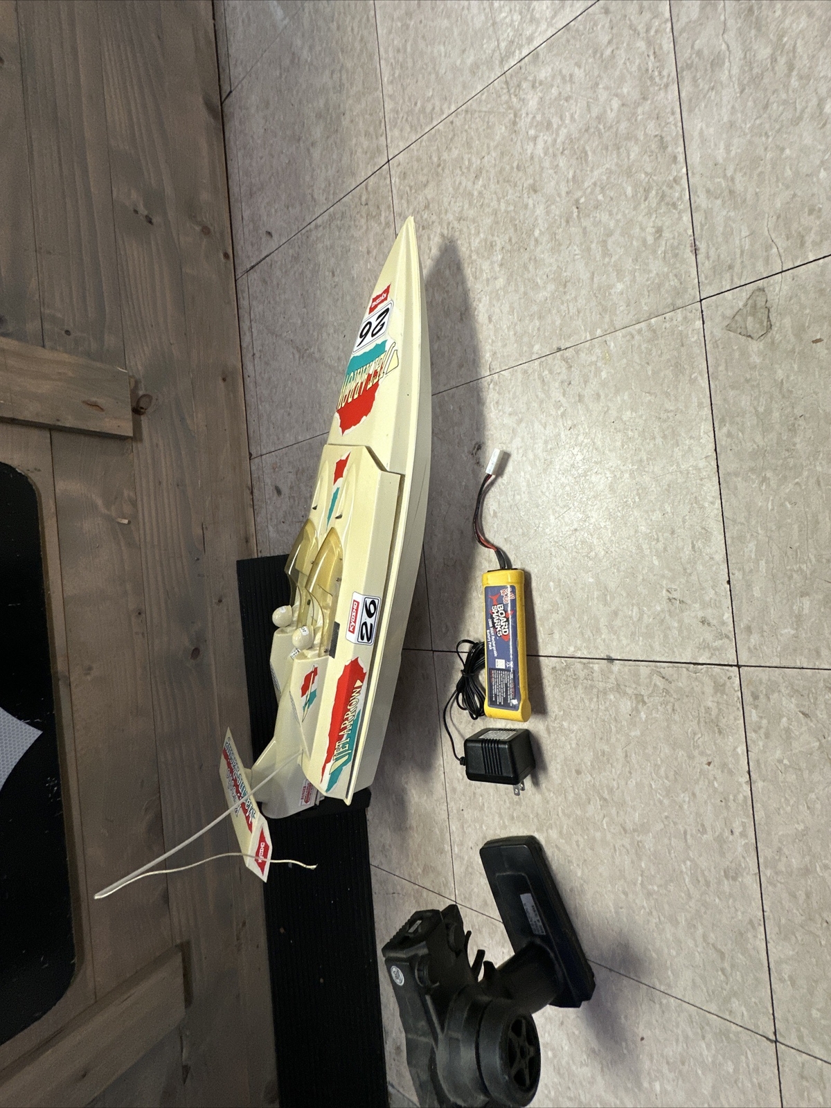 Vintage Kyosho RC Boat Jet Arrow Marine Racing - Tested And Works | eBay