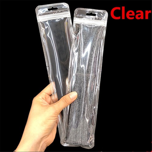 Pack of 100 PVC Plastic Bags Storing Watches Pouch Case (Regular Size ...