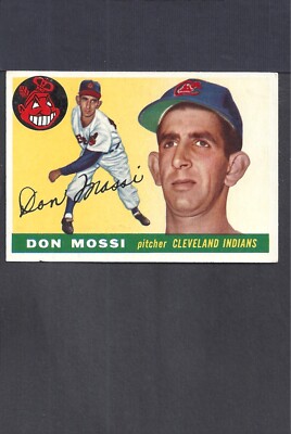 1955 TOPPS #85 DON MOSSI-1--BV $30--INDIANS--NO CREASES--EX++ | eBay