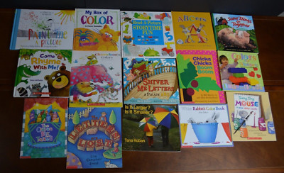 Lot of 15 Picture Books about Rhyming, Colors, Letters, & Shapes L1 | eBay
