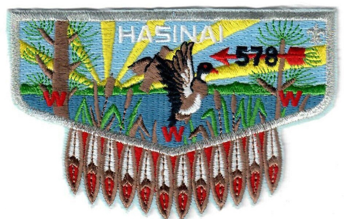 Boy Scout OA 578 Hasinai Lodge 25th Anniversary Flap | eBay