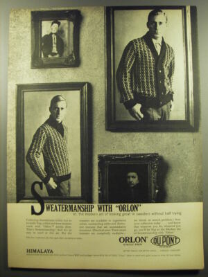 1959 Du Pont Orlon Advertisement - Sweatermanship with Orlon | eBay