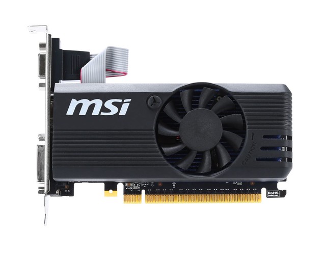 MSI NVIDIA GeForce GT 640 (N640-1GD5/LP) GDDR5 SDRAM Graphic Card for ...