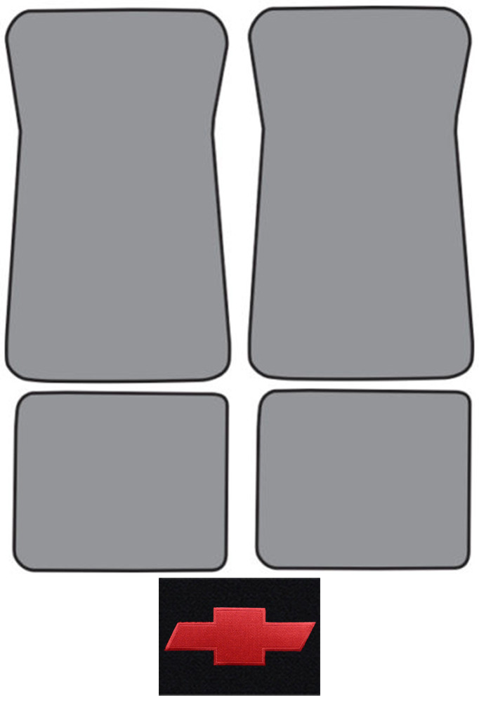 1974-1976 Chevrolet Caprice Cutpile Carpet Logo Floor Mat 4pc | eBay