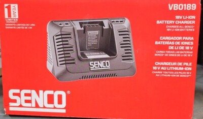 Senco VB0156 Black 18V 1.5 Ah Lithium-Ion 15 to 20 min Quick Battery ...