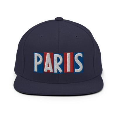 PSG Paris FC Retro 1996 Embroidered Snapback Hat | Soccer Football Cap ...