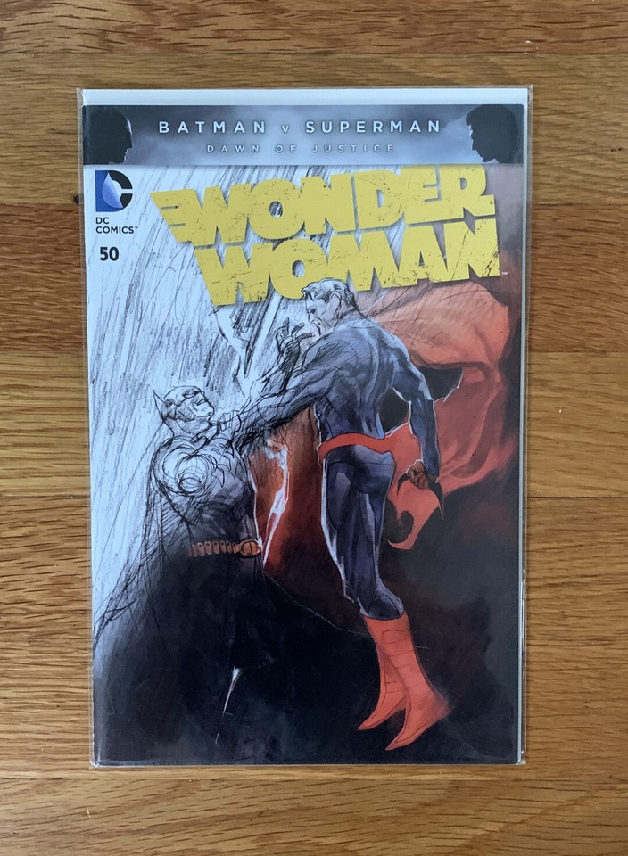 Wonder Woman 50 Massimo Carnevale BvS Variants Cover Set Lot 3 Color ...
