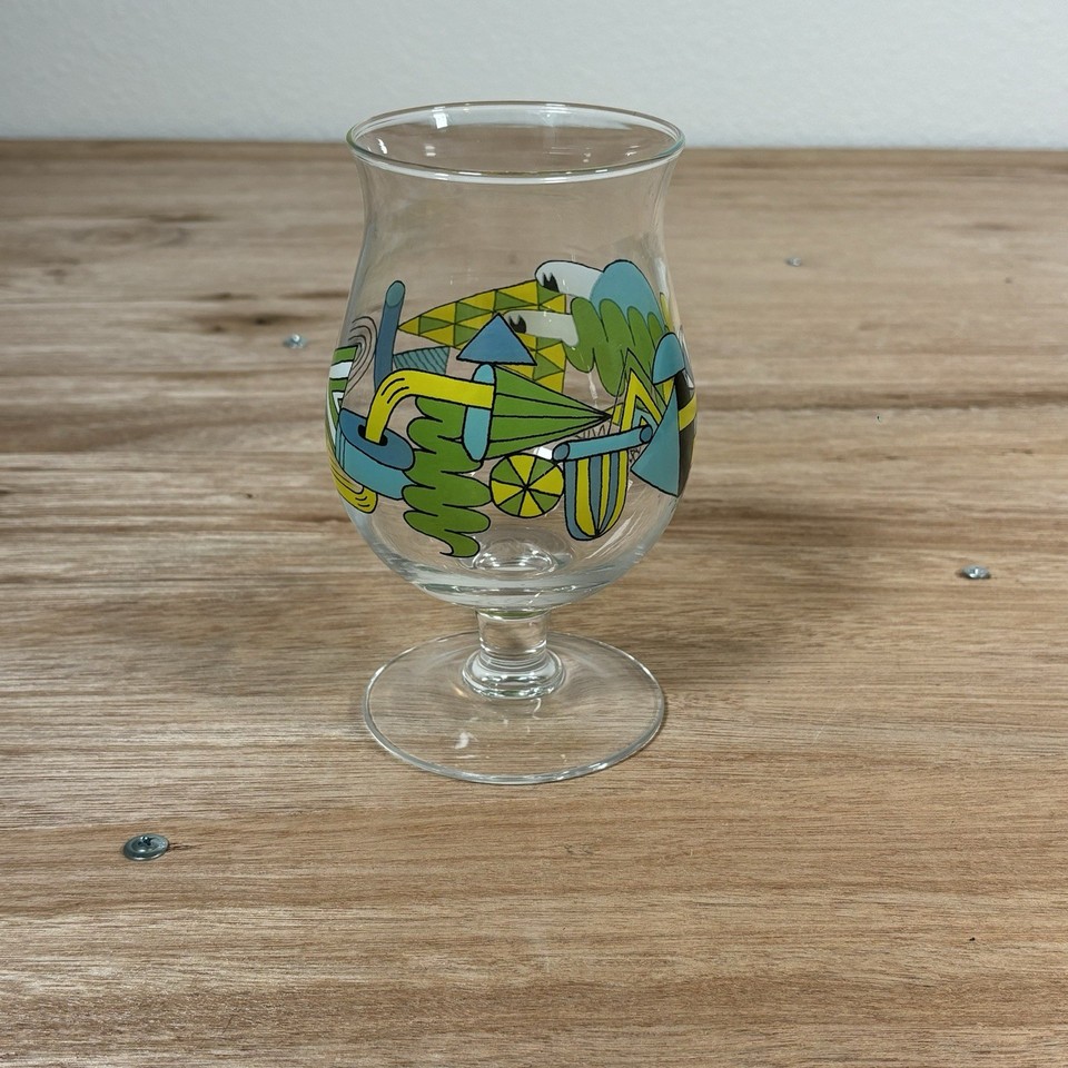 Mike Perry Duvel Tulip Beer Glass Limited Edition Artist Series US ...